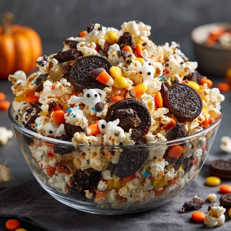 Spooky Sweet Halloween Popcorn Mix: Every Bite Loaded! - Plot Twist Recipes