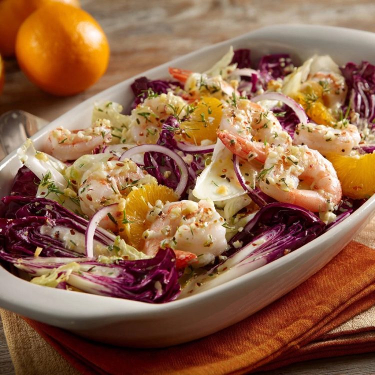Zesty Shrimp, Radicchio & Orange Salad: Tame the Bitter Bite! - Plot ...